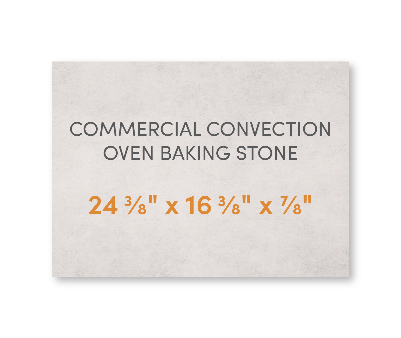 Commercial Convection Oven Baking Stone 24 3/8" x 16 3/8" x 7/8 ...