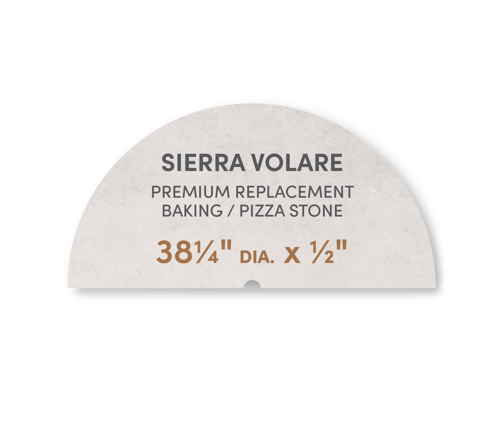 FibraMent Premium Replacement Baking / Pizza Stone for the Sierra Vola