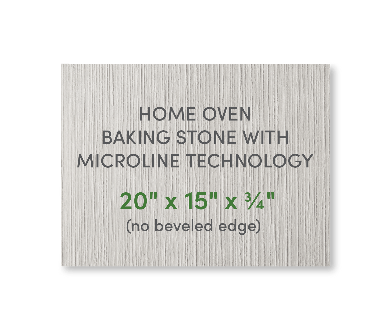 Home Oven Baking Stone with MicroLine Technology 20" x 15" – FibraMent