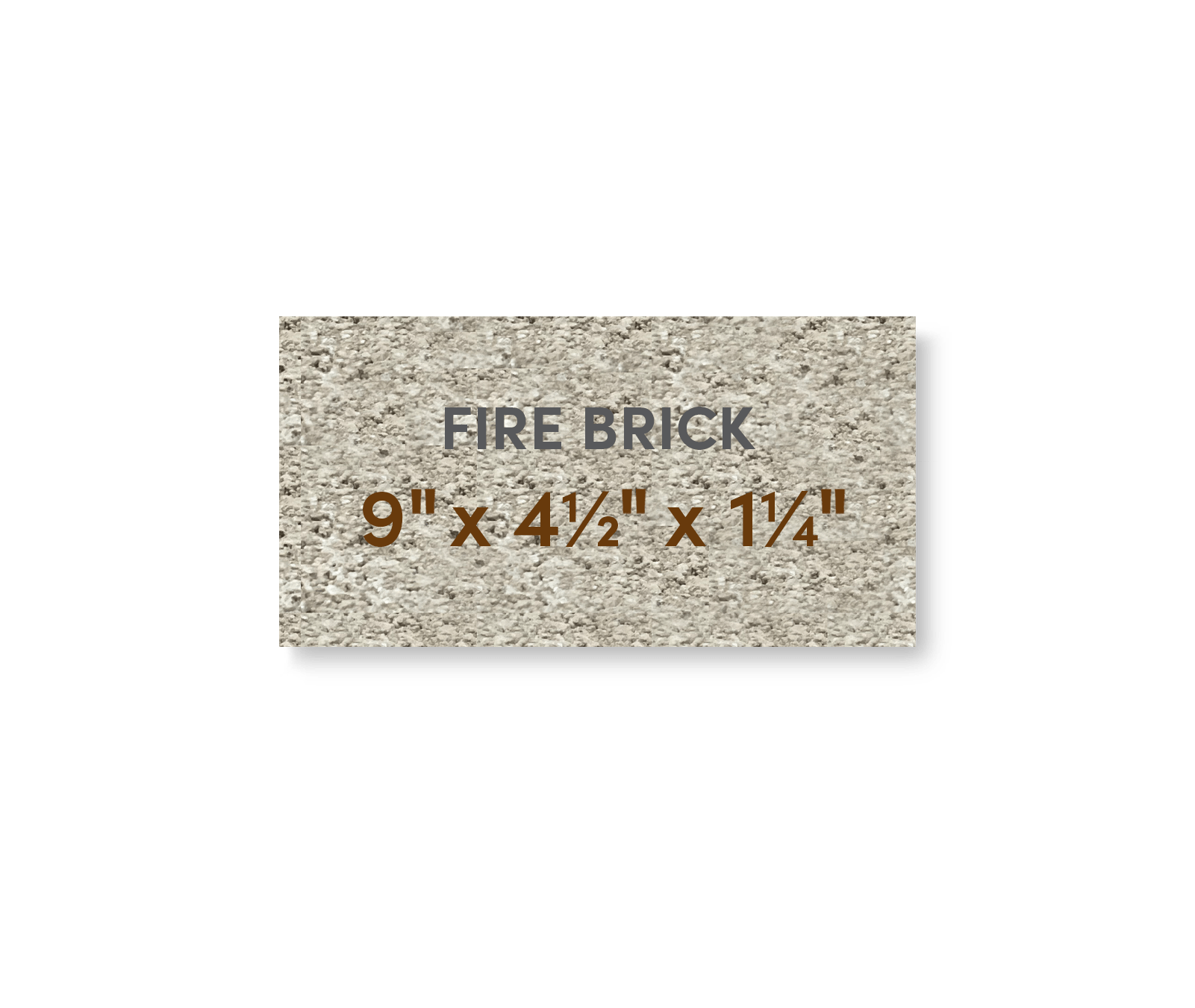 Insulating Fire Brick 9" x 4-1/2" x 1-1/4" (48 Units) – FibraMent