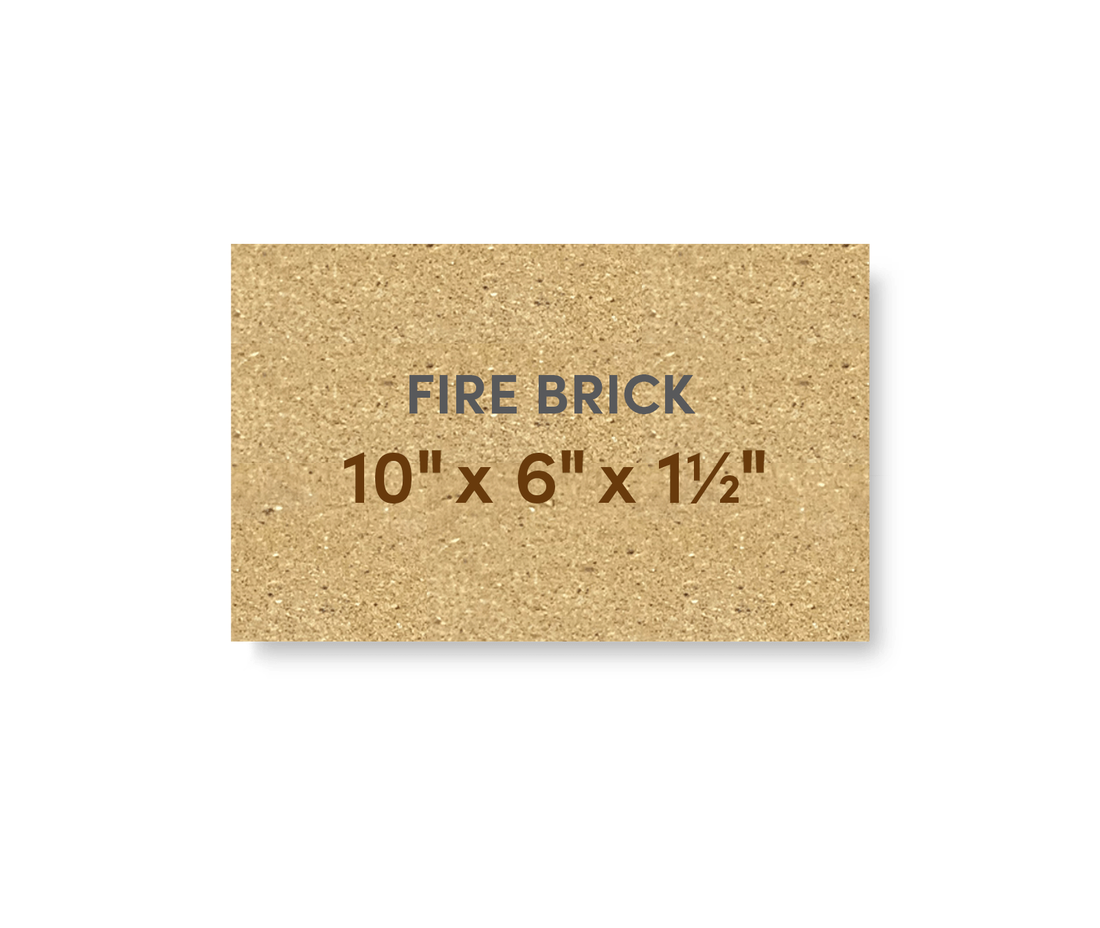 Super Duty Hard Fire Brick 10" x 6" x 1-1/2" – FibraMent