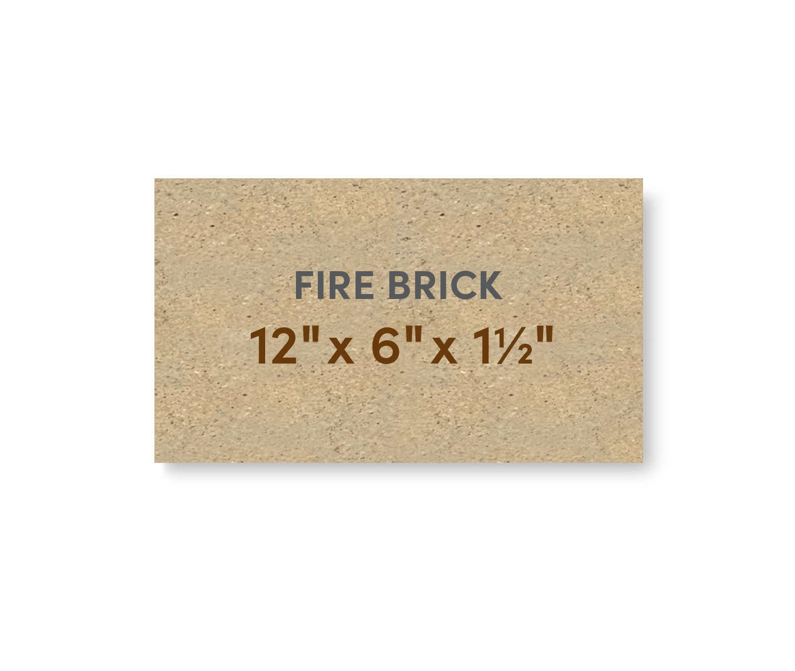 Super Duty Hard Fire Brick 12" x 6" x 1-1/2" – FibraMent