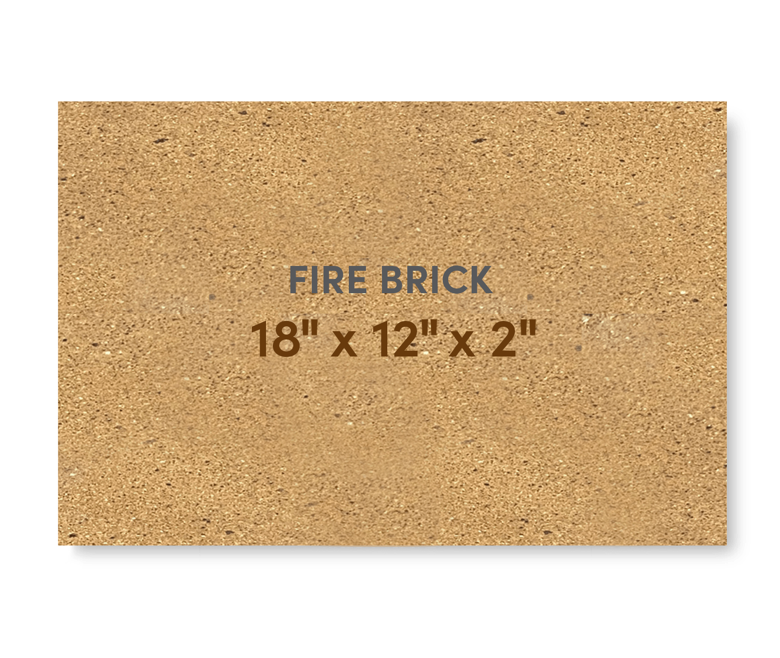 Super Duty Hard Fire Brick 18" x 12" x 2" – FibraMent