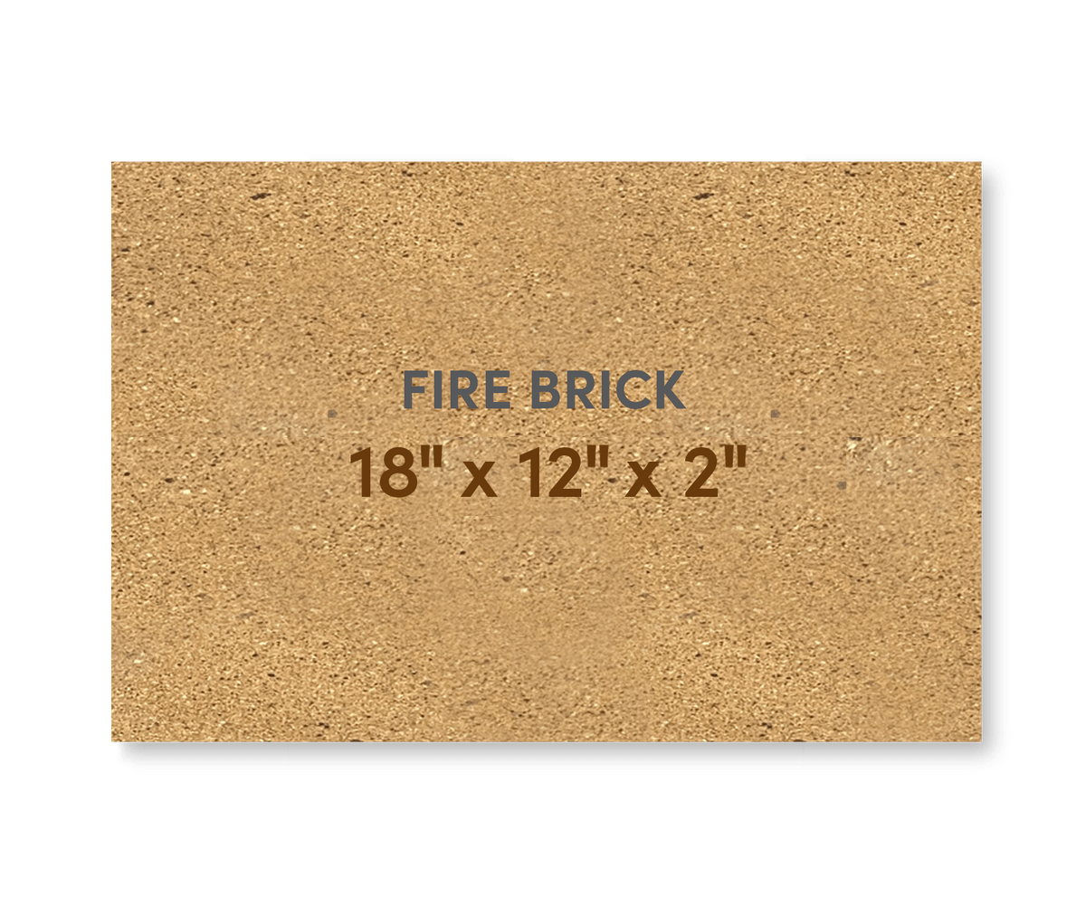 Super Duty Hard Fire Brick 18" x 12" x 2" – FibraMent